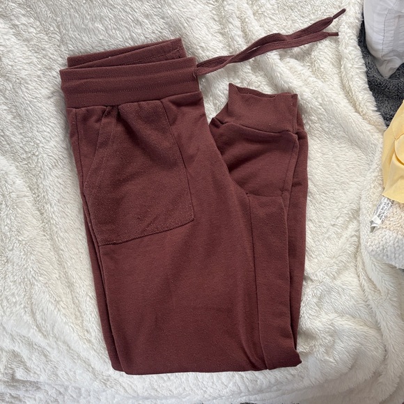 Pants & Jumpsuits | Cozy Maroon Jogger Pants | Poshmark